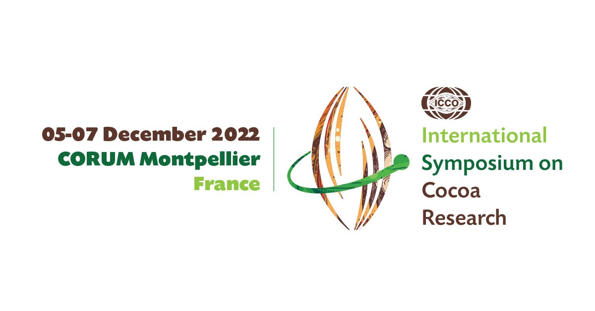 International Symposium on Cocoa Research ISCR 2022 in December 2022 ...